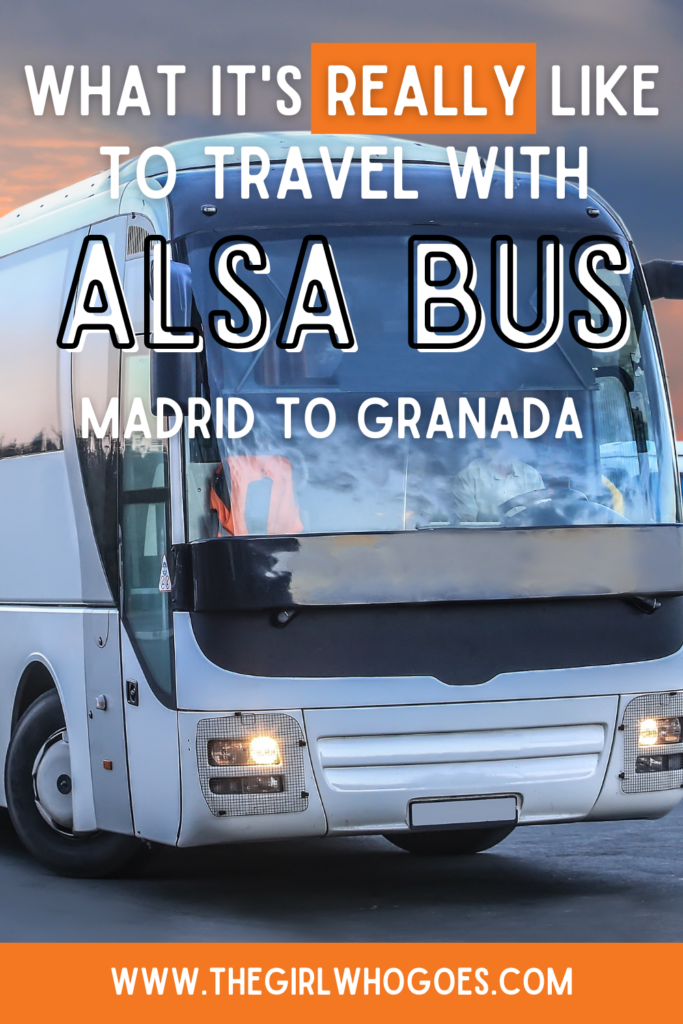 ALSA Bus Review: My Trip from Madrid to Granada, Spain
